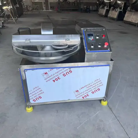 Buy Industrial 20l Chopping Meat Processing Sausage Mixer Bowl Cutter ...