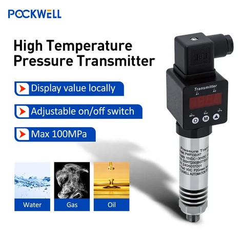 Buy Industrial Smart Pressure Transmitter 4-20ma 0.5-4.5v 0-10v I2c ...