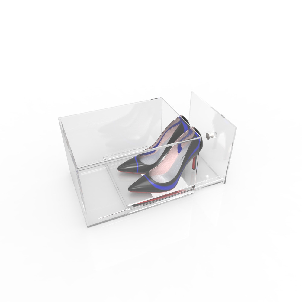 Buy Luxury Drop Front Slide Out Clear Blank Acrylic Storage Display ...