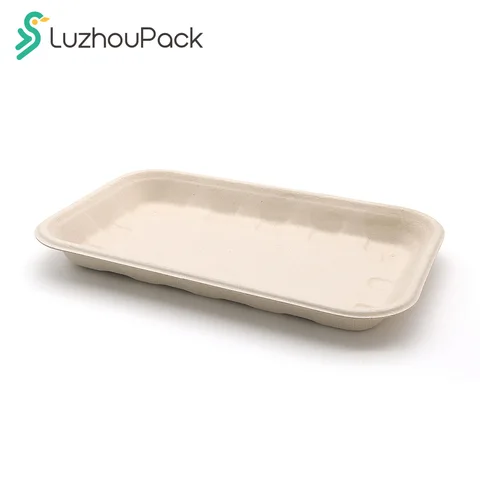 Buy Luzhoupack Disposable Packaging Biodegradable Sugarcane Bagasse ...