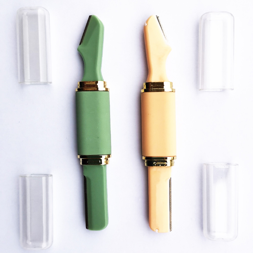 Buy Makeup Knife Microblading Shaping Eyebrow Trimmer Blade Razor Dual ...