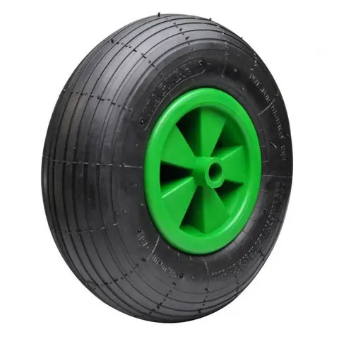 Buy Metal Rim Air Wheelbarrow Wheel With Rubber Tire For Material ...