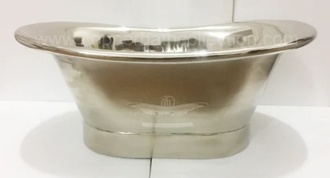 Buy Nickel Glossy Shiny Tub Style Counter Basin Copper Metal Hand Wash ...