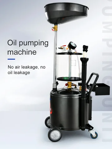 Buy Oem 80l Portable Waste Oil Drain Tank Air Operated Drainage ...