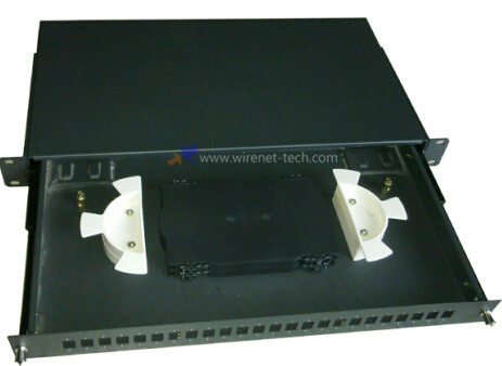 Buy Optical Fiber Rack Mount Sliding Type 24 Port 3m Patch Panel With ...