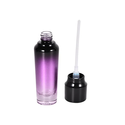 Buy Purple Gradient Color Pump Sprayer Makeup Vials Reusable Refillable ...