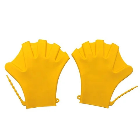 Buy Silicone Hand Swimming Fins Flippers Swim Palm Finger Webbed Gloves ...