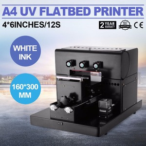 Buy Vevor Flatbed Printer Inkjet Printing Machine A4 Uv Printer For ...