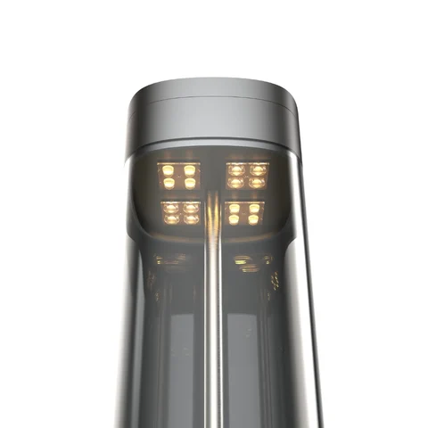 Buy Vivid New Design Cylindrical Solar Panel Waterproof 120w Solar Lamp ...