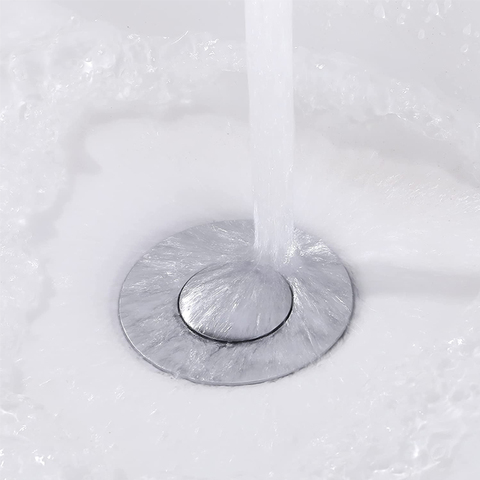 Buy Wash Basin Bounce Filter Pop Up Drain Stopper Push Type Sink Drain ...