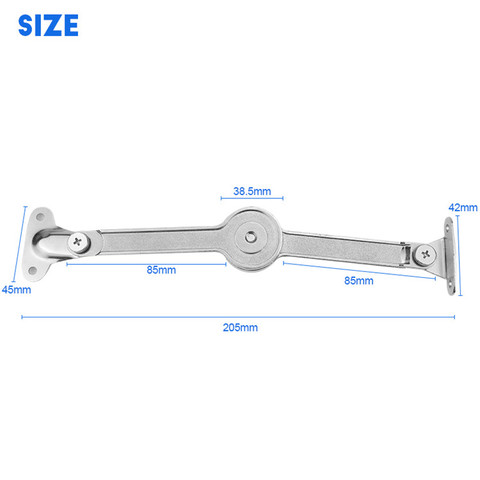 Buy Zinc Alloy Random Stop Hinges Flap Stay Cabinet Support Furniture ...
