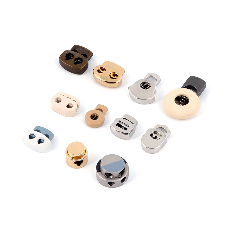 Buy Double Hole Metal Adjustable Drawstring Cord End And Cord Lock ...