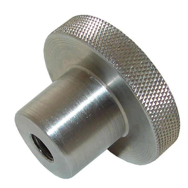 Buy Custom Cnc Machining Stainless Steel Knurled Knobs With Tapped Or ...