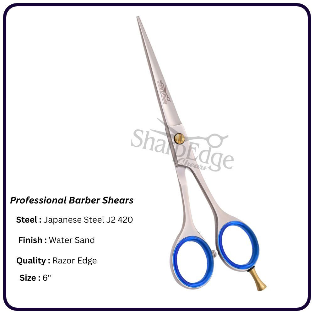 Buy Premium Hair Cutting Scissors Sand – 6” Economic Handle | Japanese ...