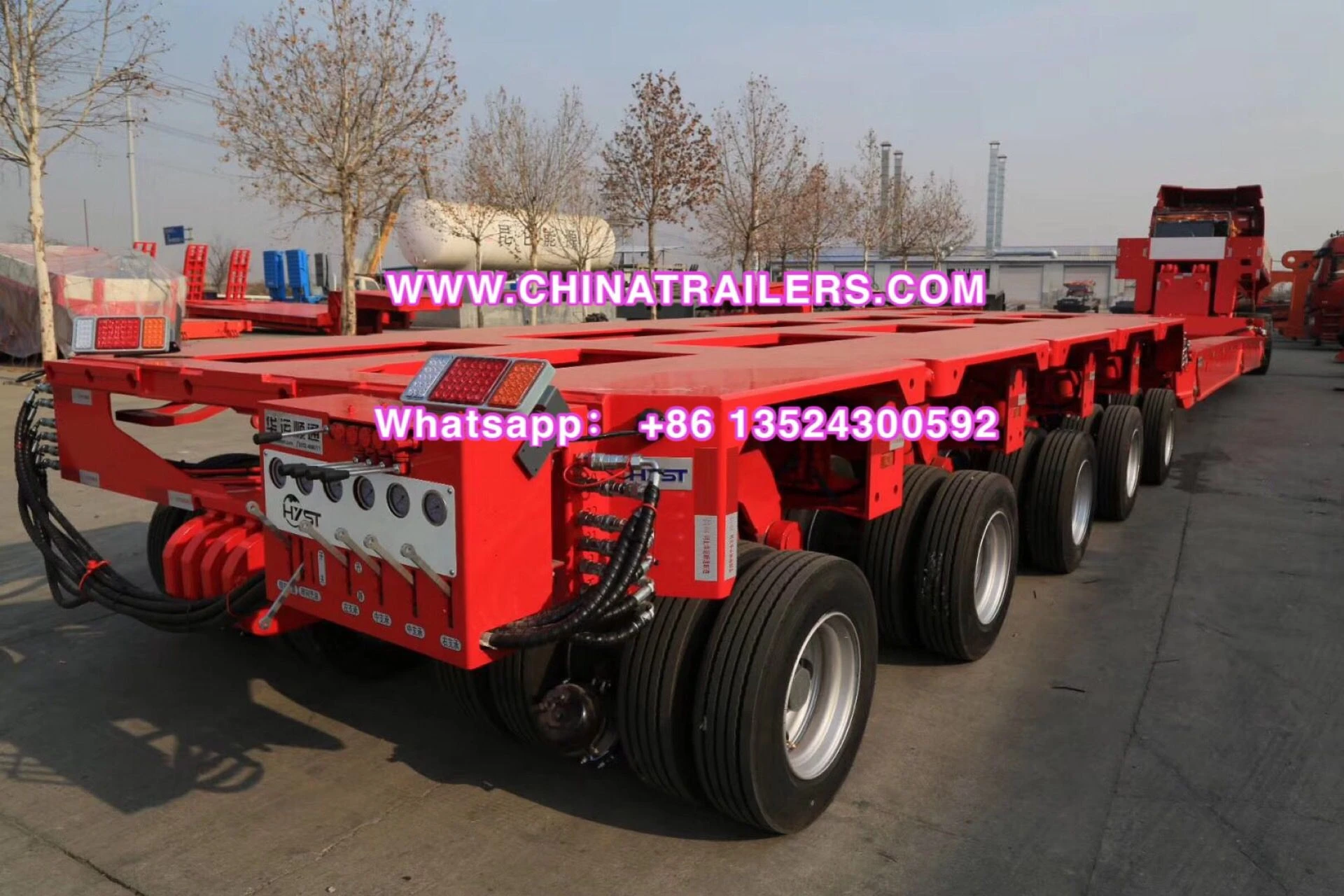 Buy Nicolas Hydraulic Multi Axles Modular Vehicle | Truck Trailer | Low ...