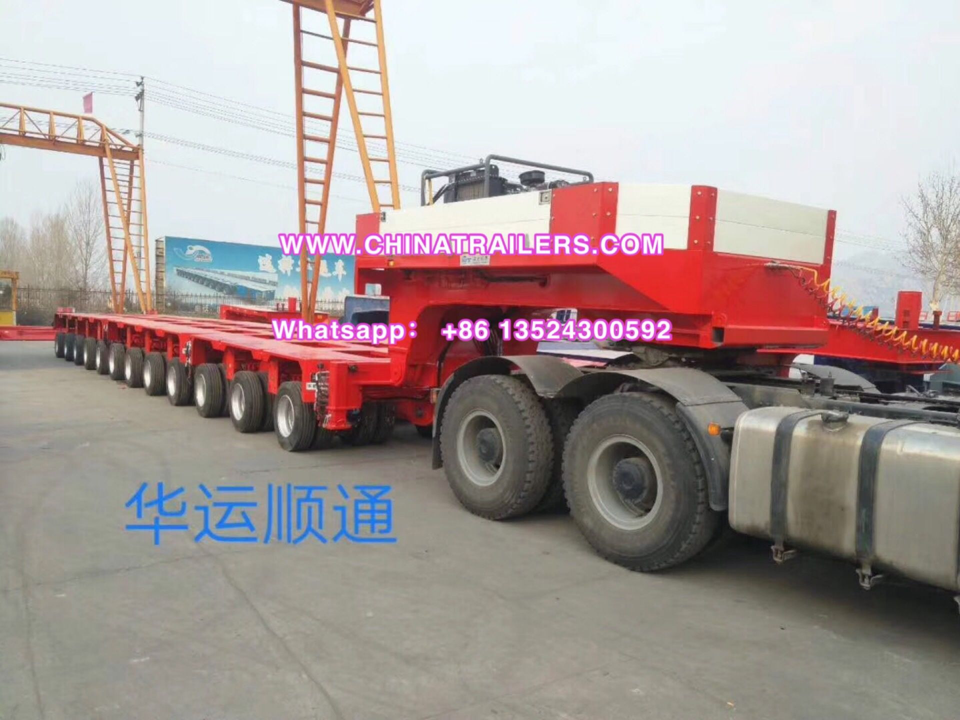 Buy Nicolas Hydraulic Multi Axles Modular Vehicle | Truck Trailer | Low ...