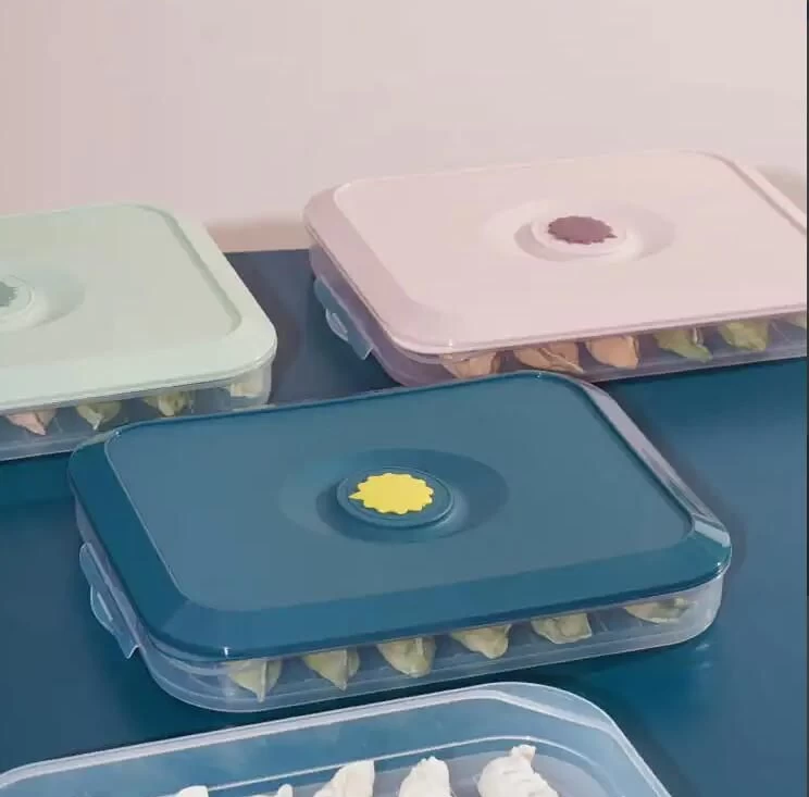 Buy Dumpling Box With Lid Multi-layer High-transparent Large-capacity ...