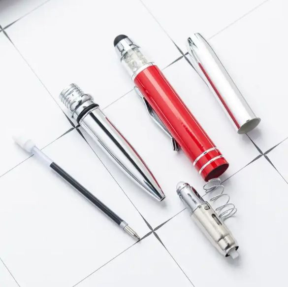 Buy Customized 3 In 1 Stylus Pen Light Promotional Oem Luxury Brass Pen ...