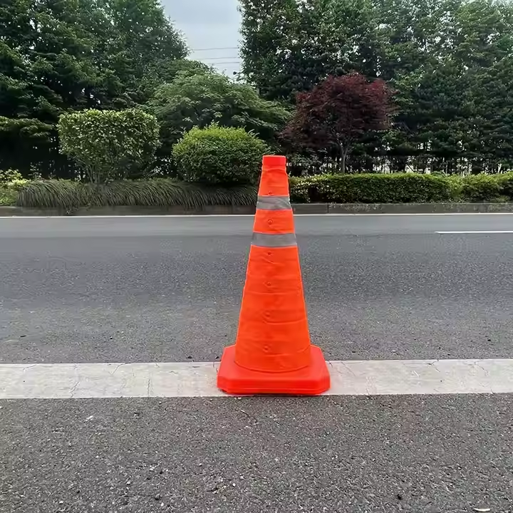 Buy Traffic Safety Reflective Collapsible Led Light Cone Car Folding ...