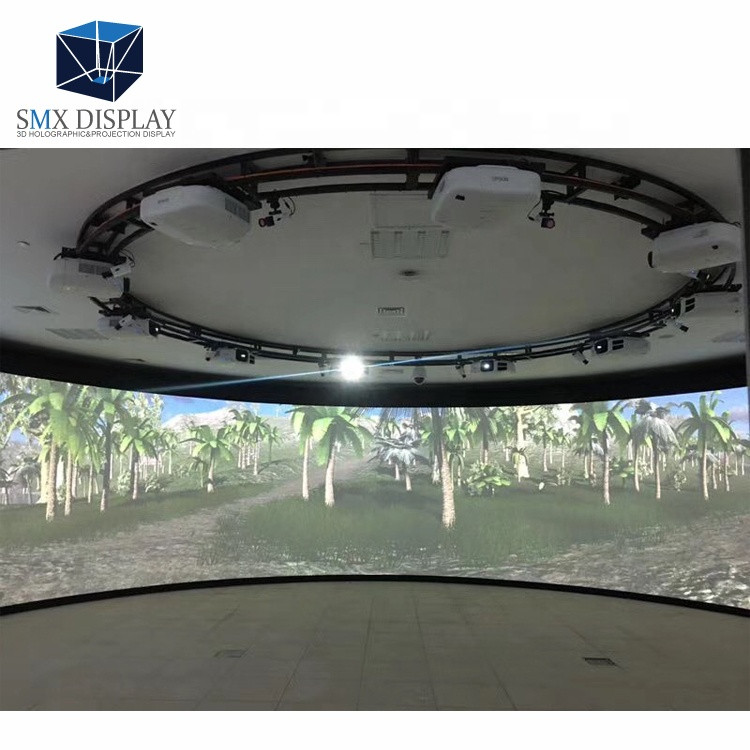 Buy 180 Degree Immersive Driving Simulator Curved Projection Screen ...