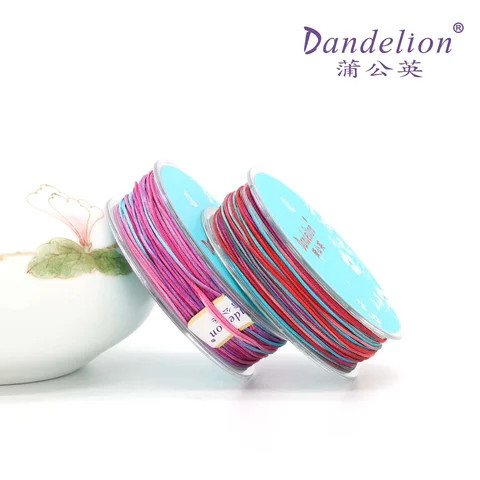 Buy 1mm Rainbow Color Nylon Lanyard Thread Jewelry Accessories Beading ...