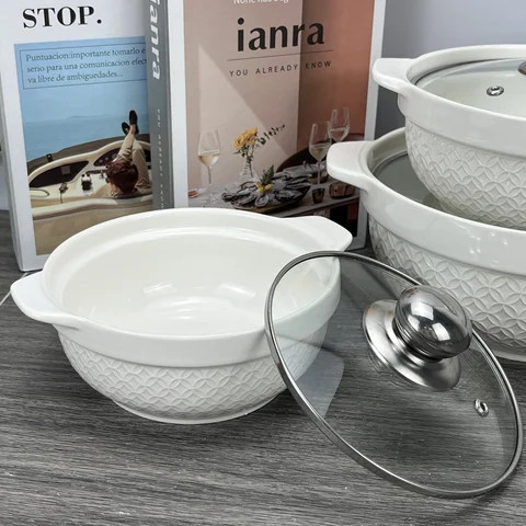 Buy 2024 Kitchen Stove Cookware Sets Kitchen Soup Insulated Casserole ...