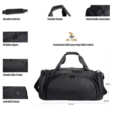 Buy 42l Travel Duffle Bag With Side Pocket Travel Overnight Water ...