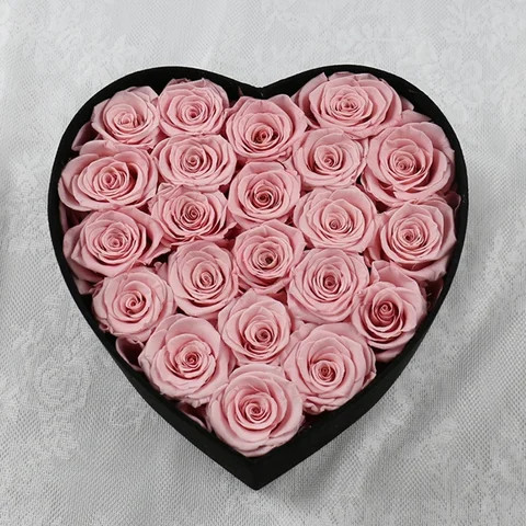 Buy Amazon Hot Sale Red Pink Color Preserved Rose Immortal Infinity ...