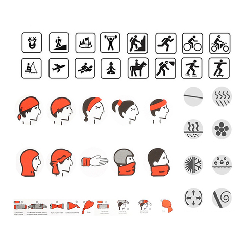 Buy Bandana Men Sport Magic Scarf Cycling Buff Mask Seamless Neck ...