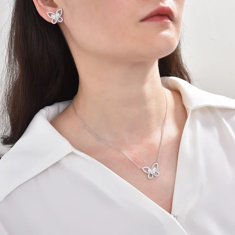 Buy Baoxing Wedding Bridal Jewellery Set For Women Crystal Gift Party ...
