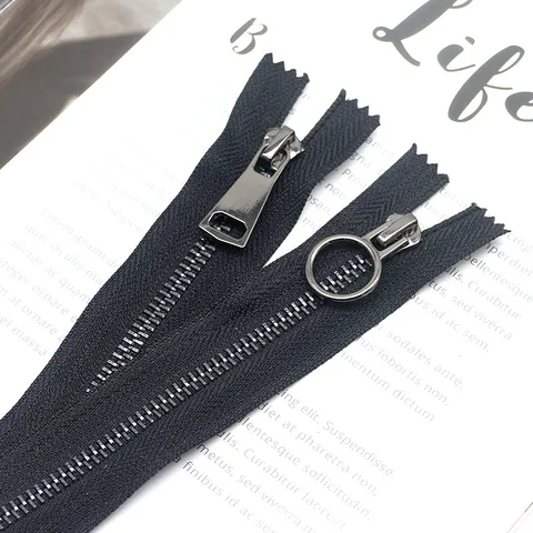 Buy Black Zip With Custom Puller Garment Accessories Swing Zippers Sets ...