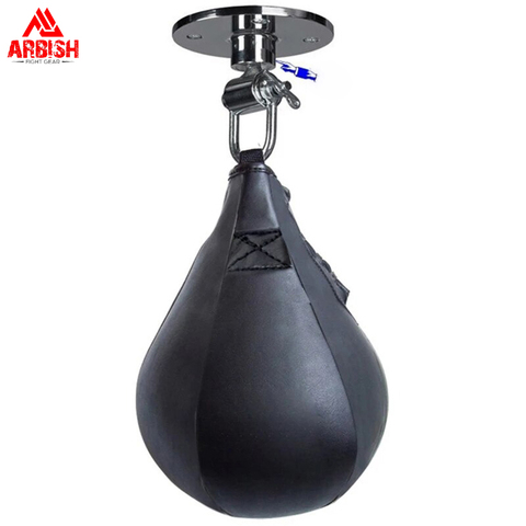Buy Boxing Pear Shape Pu Speed Ball Swivel Punch Bag Punching Exercise ...
