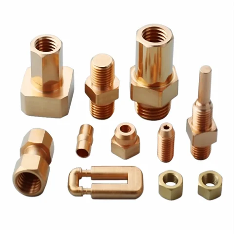 Buy Brass Lathe Pin Brass Parts Cnc Machining Parts Metal Stamping Kit ...