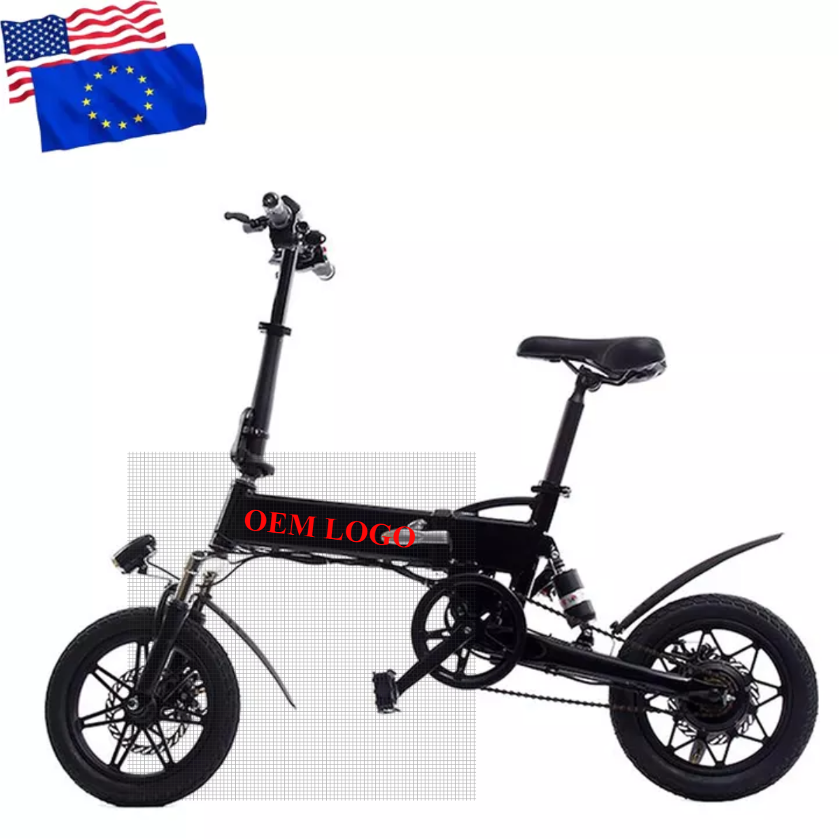 Buy Classic City Fold Foldable Folding Cycle Ebike Elec Bicycl E-bike ...