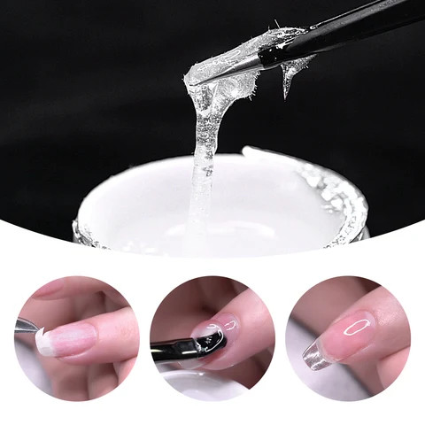 Buy Clear Color Fiber Gel Extension Wholesale Uv Nail Construction ...