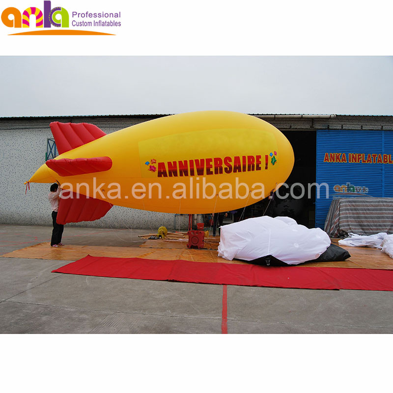 Buy Custom Design Remote Control Helium Blimp Blank Inflatable Blimp ...