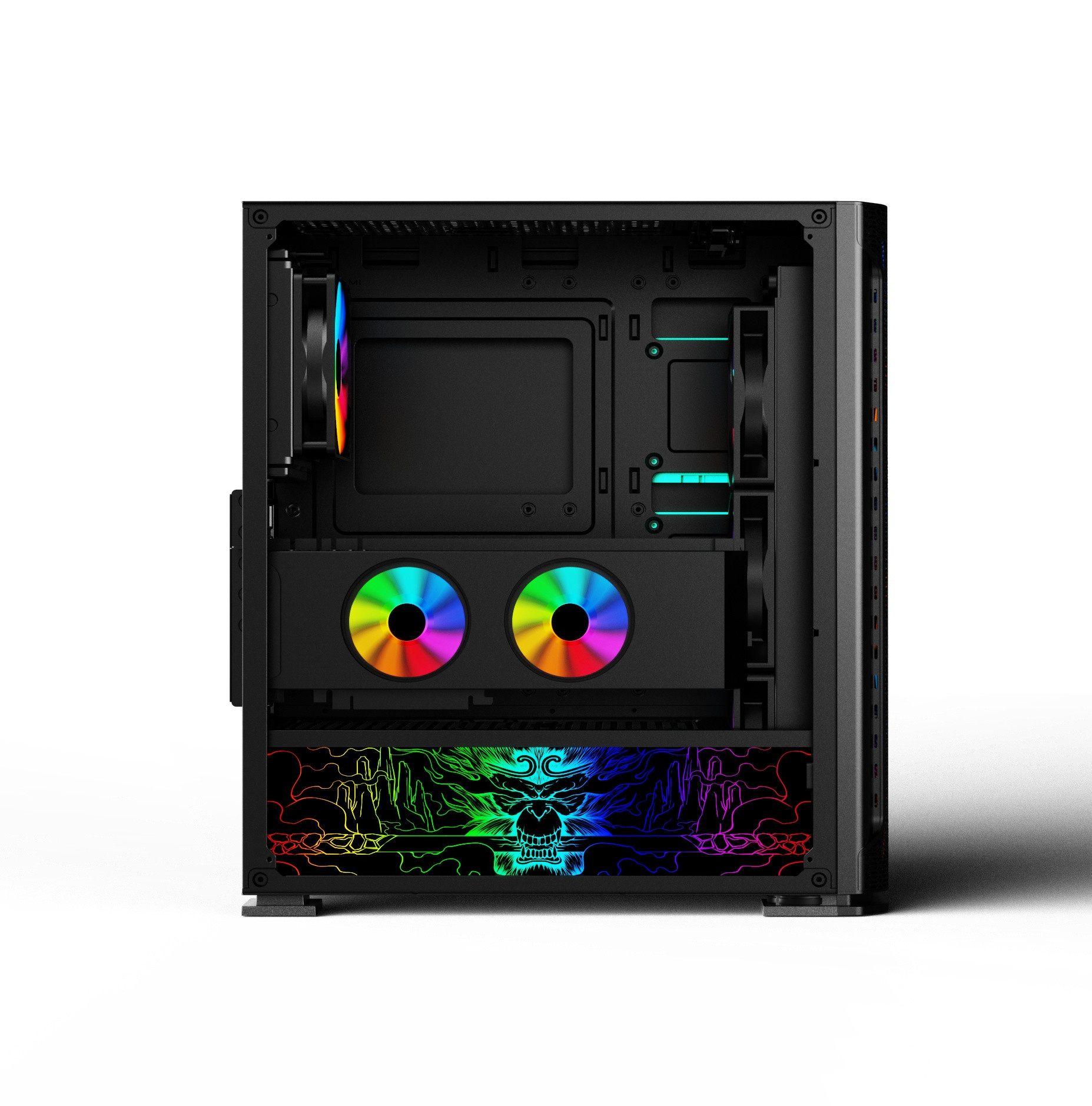 Buy Custom Tempered Glass Desktop Mid Tower Pc Cabinet Atx Gaming ...