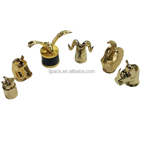 Buy Customized Animal Shape Perfume Bottle Cap Eagle Head Metal Zamac ...