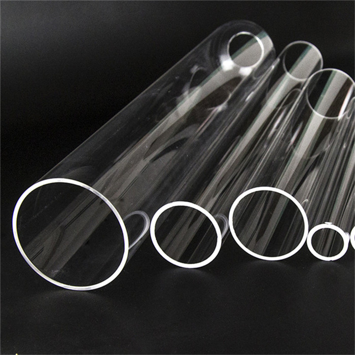 Buy Cylinder Wide Diameter Transparent Spiral Glass Tube Heat ...