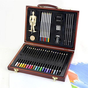 Buy Drawing Art Set For Kids With Wooden Box from Tongling Transon ...