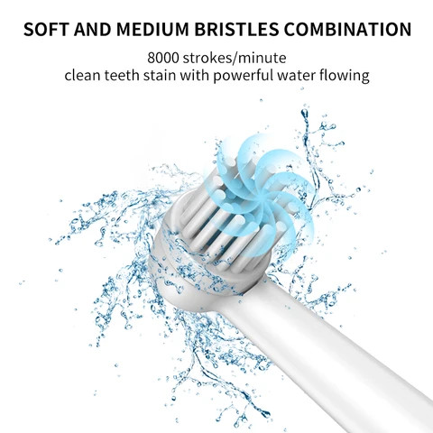 Buy Electric Brush Teeth Round Head Toothbrush Rotary Rotating Electric ...