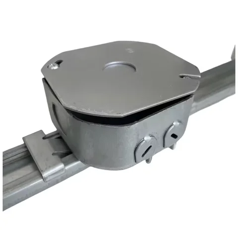 Buy Galvanized Steel Silver Octagon Cover Metal Boxes Flat Covers ...