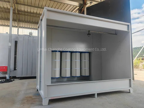 Buy High Quality Electrostatic Powder Coating Spray Booth With ...