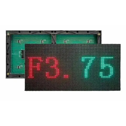 Buy Indoor P4.75 Bright Single Red Color P4.75 Monochrome Led Display Module F3.75 Led Red ...