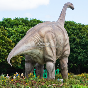 Buy Jurassic Park Giant Dinosaurs Ruyangosaurus Animatronic Model For Amusement Park Equipments ...