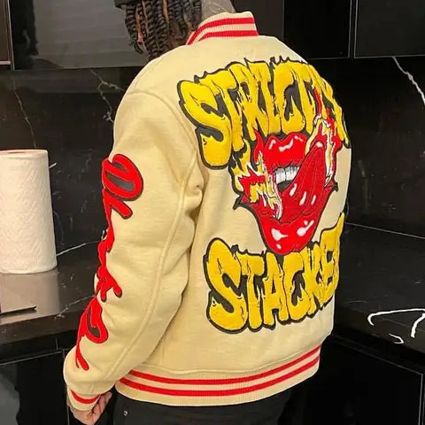 Buy Letterman Jacket Street Wear Winter Varsity Jacket Bomber Chenille ...