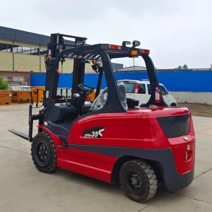 Buy Lithium Ion Battery Forklift Stacker 48v Small Self Loading Electric Forklift Truck 2 Ton 3 ...