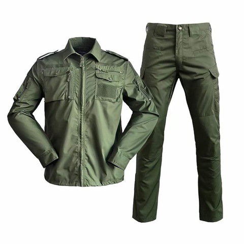 Buy Mens Military Jacket Tactical Suit Black Military Uniform Muti ...