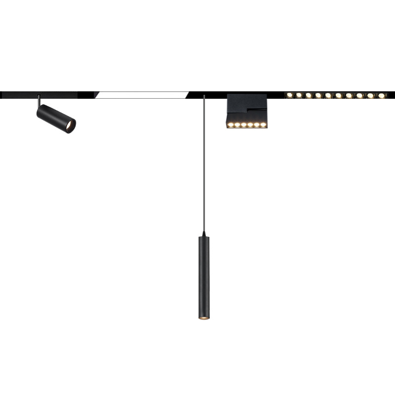 Buy Modern Aluminum Move Track Ceiling Hang Lamp Customization Track ...