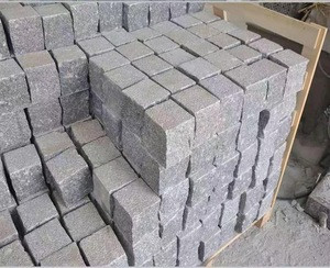 Buy Natural Paving Stone Driveway Stone Cubes Slab Block Granite from ...